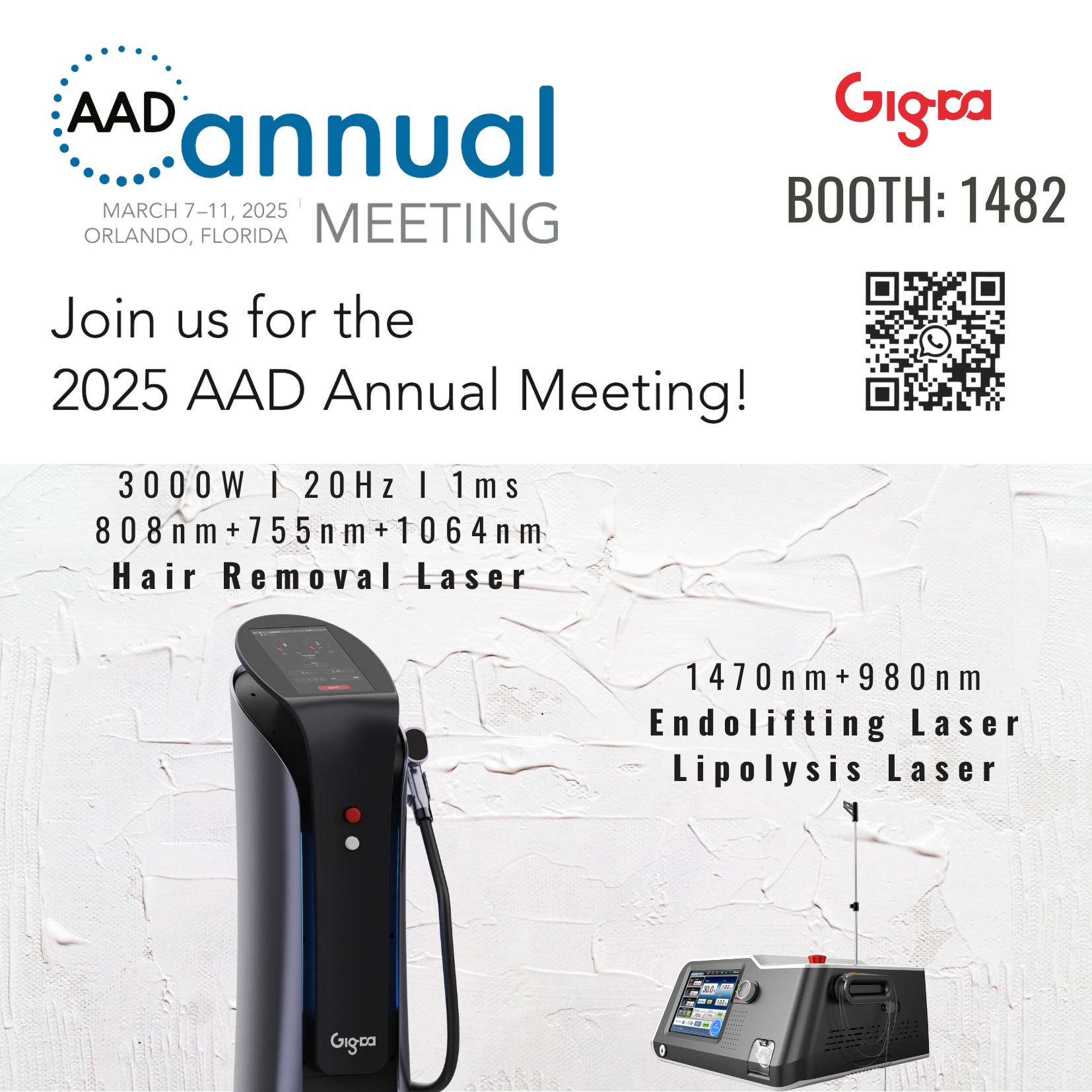 GIGAALASER will attend the AAD Annual Meeting at Orlando - GigaaMedical ... GIGAALASER will attend the AAD Annual Meeting at Orlando - GigaaMedical ...